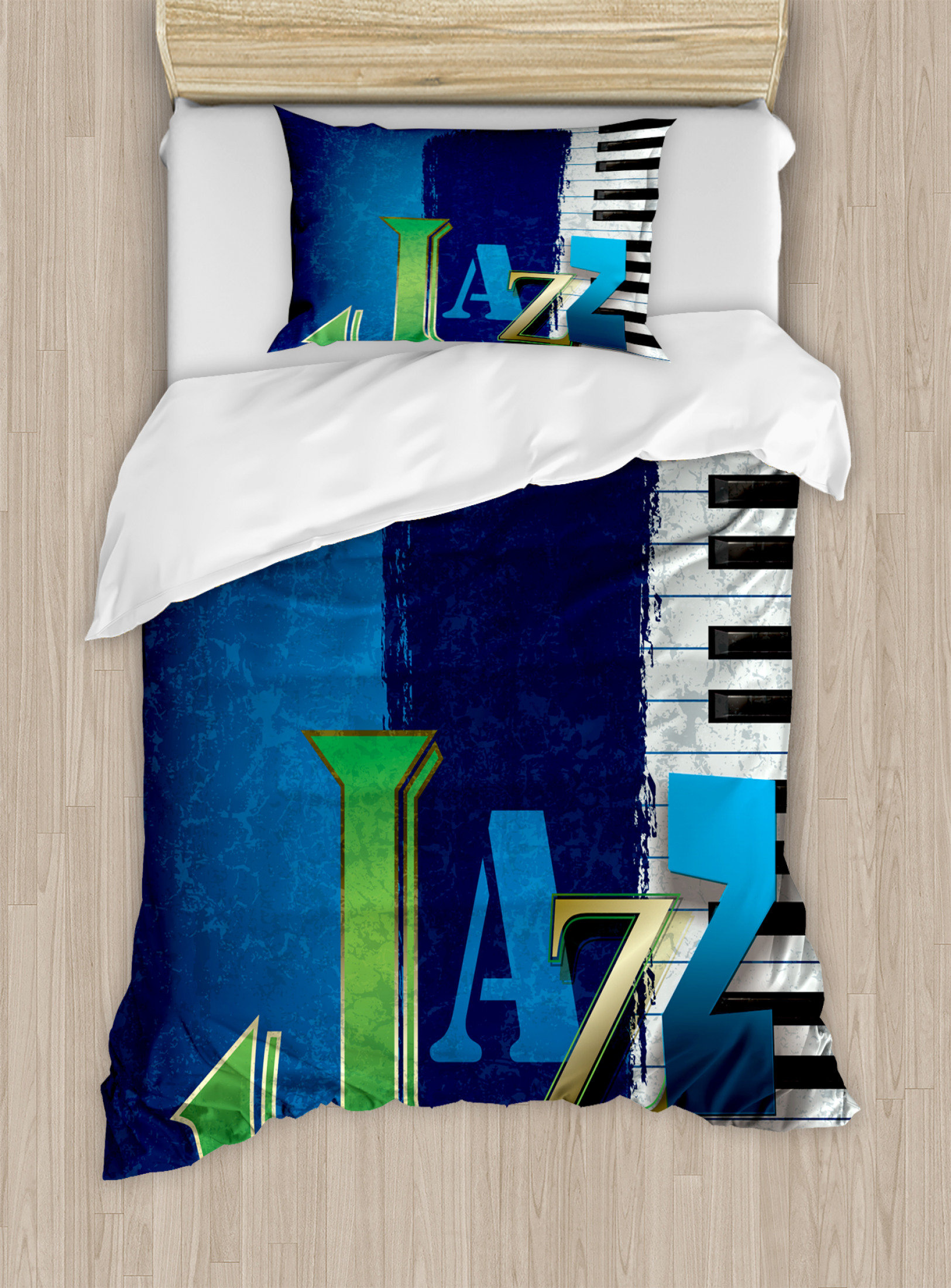 Ambesonne Jazz Music Duvet Cover Set | Wayfair