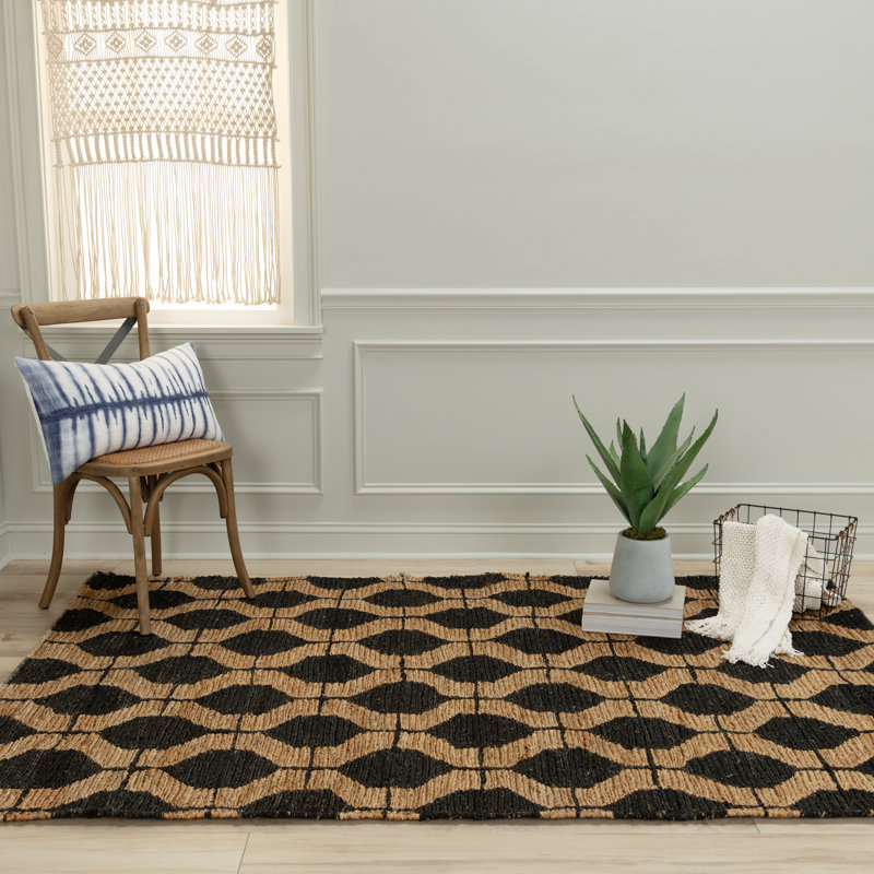 Latitude Run® Flatweave Geometric Rug | Wayfair