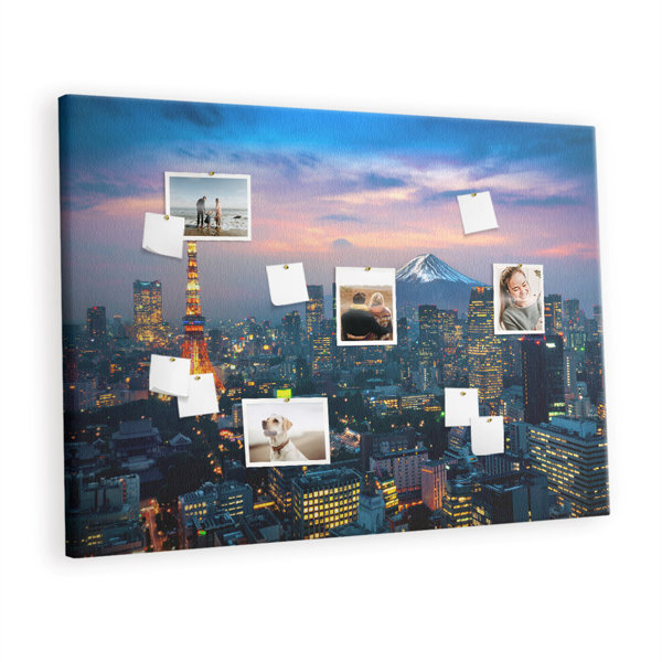 East Urban Home Marquavius Cork Corkboard / Bulletin Board | Wayfair.co.uk
