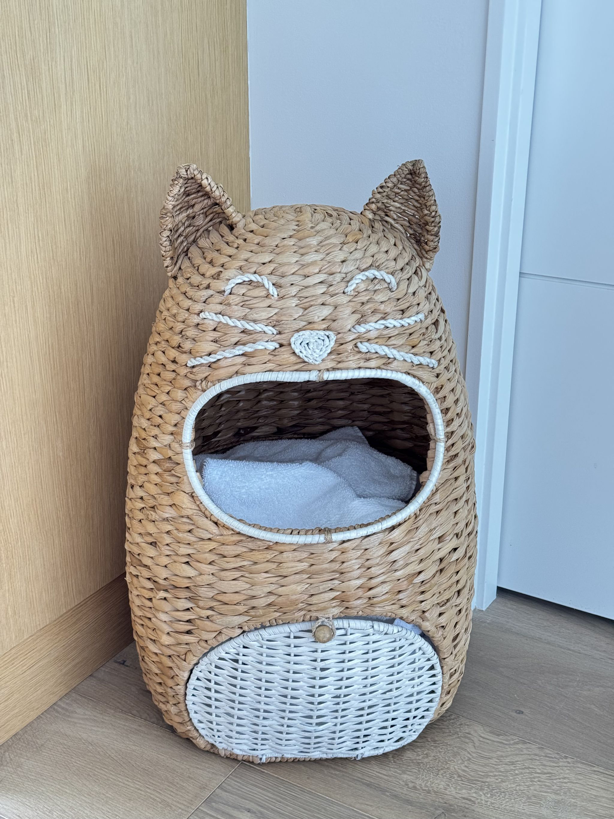 Bayou Breeze Seagrass Cat Toy Storage Basket, Natural Color | Wayfair