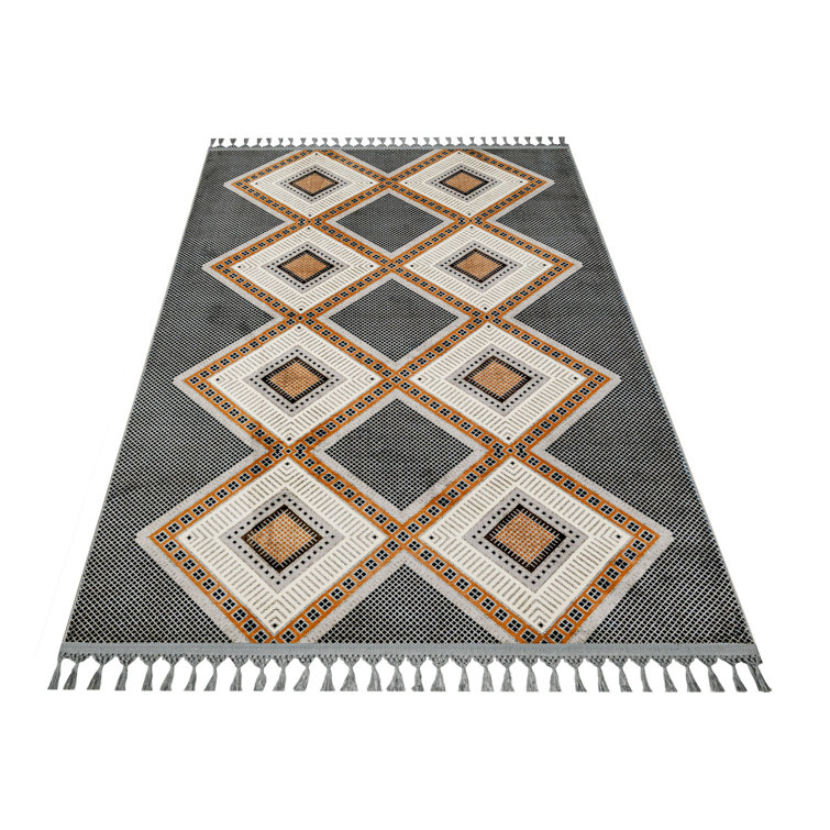 Gracie Oaks Abrin Machine Woven Area Rug | Wayfair.co.uk