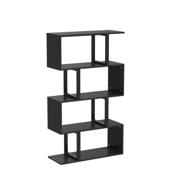 Latitude Run 5-Layer Bookshelf, 30X80X145CM (Black) | Wayfair.co.uk