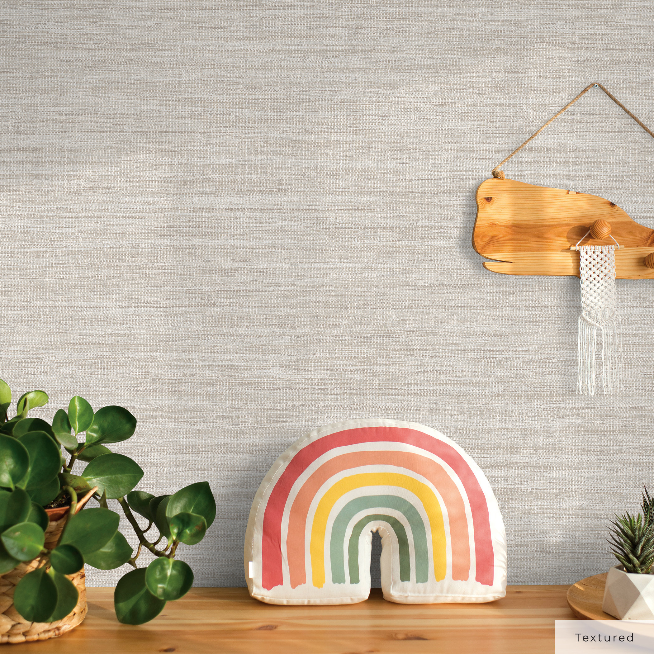 Tempaper Barayon 33' L x 20.5" W Textured Peel and Stick Wallpaper Roll ...