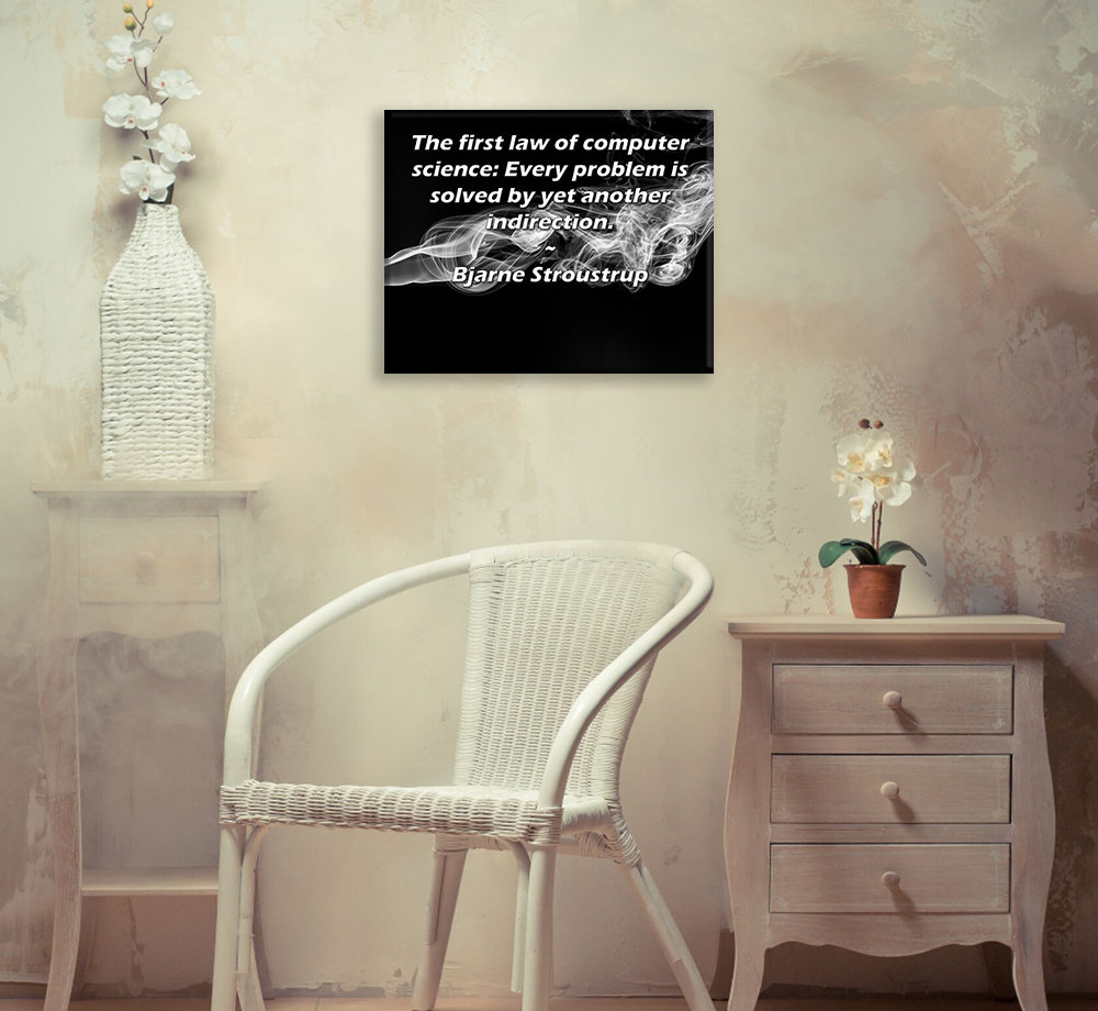 Trinx ArtsyQuotes Gallery Wrapped Canvas By Bjarne Stroustrup: "The ...