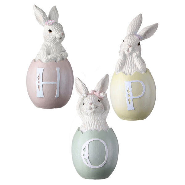 3 Piece Hop Bunny Egg Set | Birch Lane