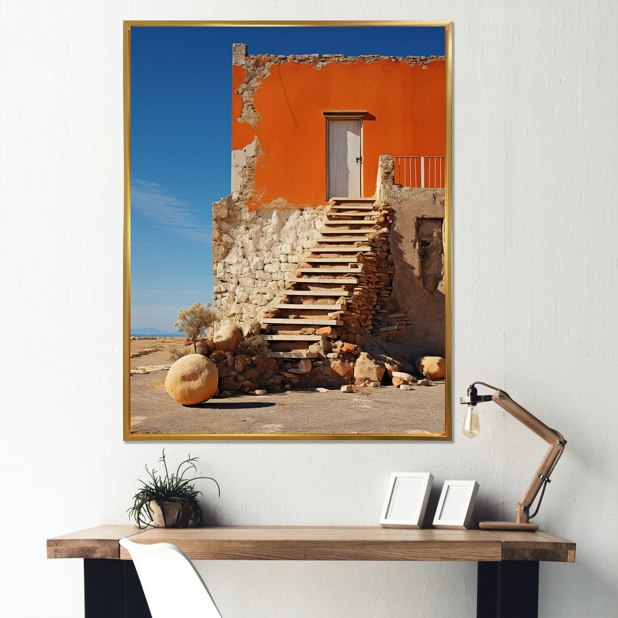 Ebern Designs Pure Serenity Minimalism Scenery II - Power Plants Wall ...