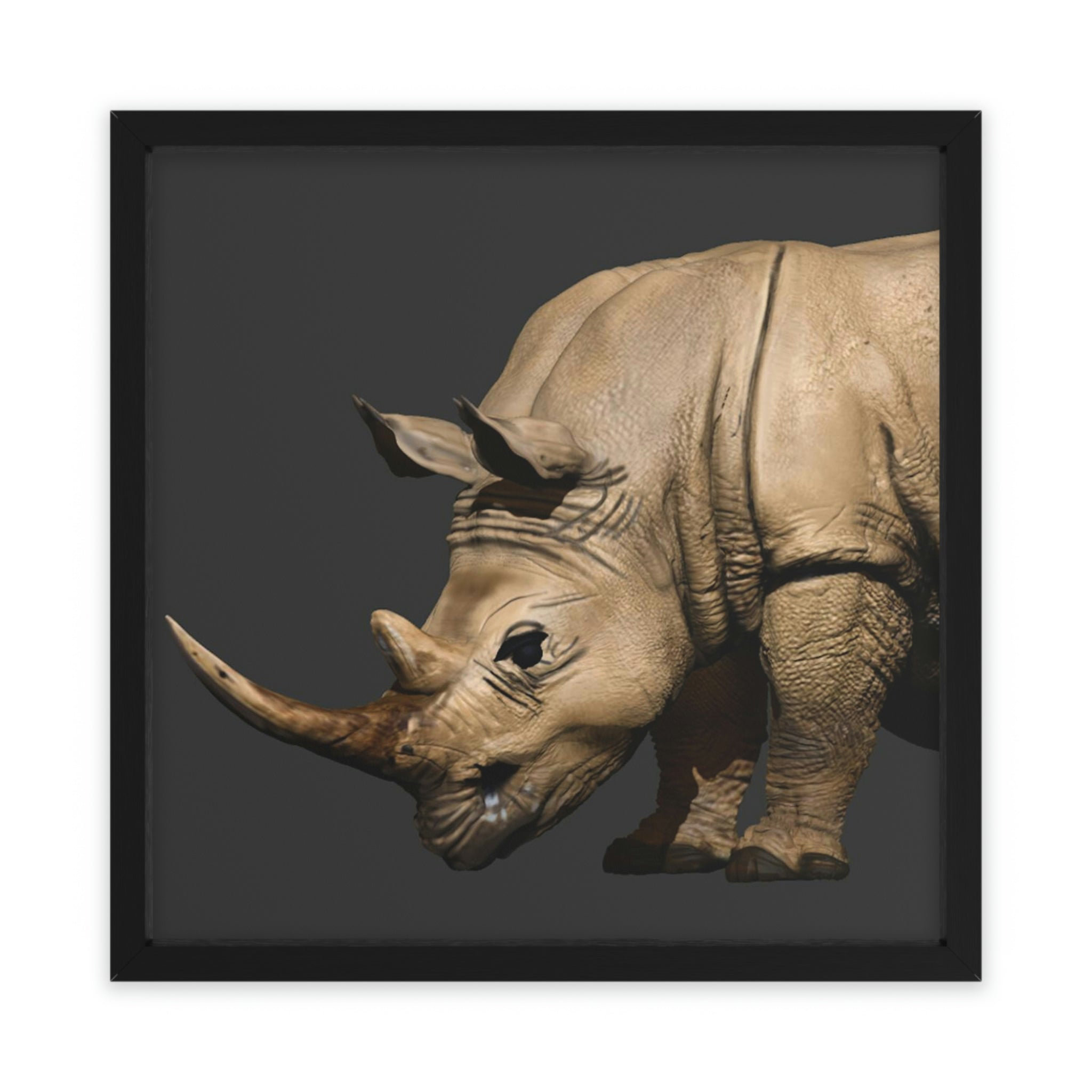 Trinx Rhino - Picture Frame Illustration | Wayfair