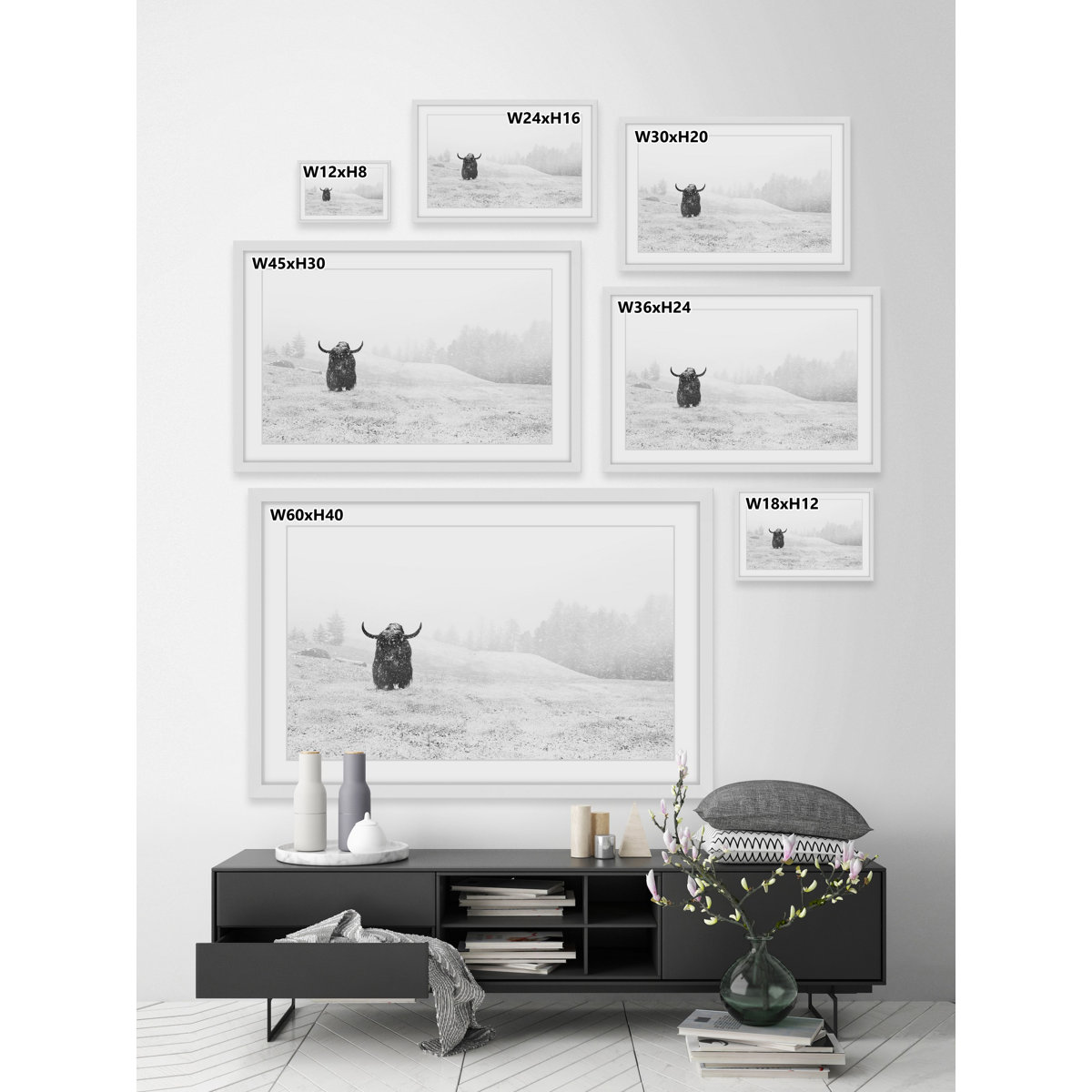 Union Rustic Slow Approach - Picture Frame Photograph & Reviews | Wayfair