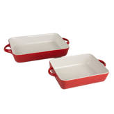 Crock-Pot 2 Piece Ceramic Bakeware Set, Red & Reviews | Wayfair