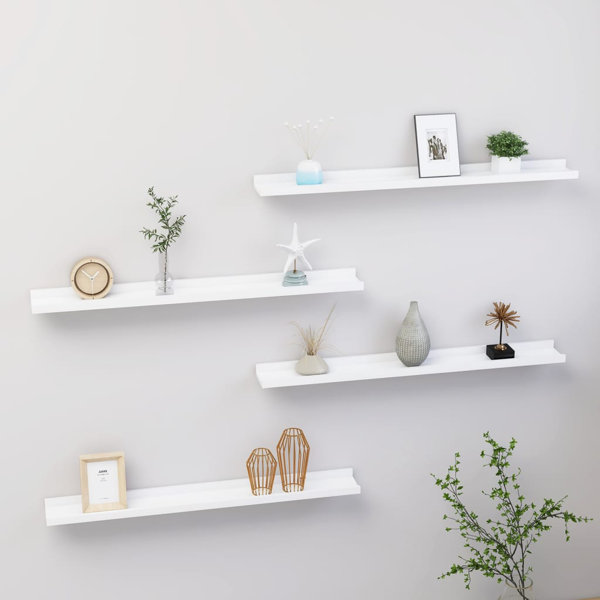 Wade Logan® Wall Shelf Floating Shelf Wall Mounted Display Shelf for ...