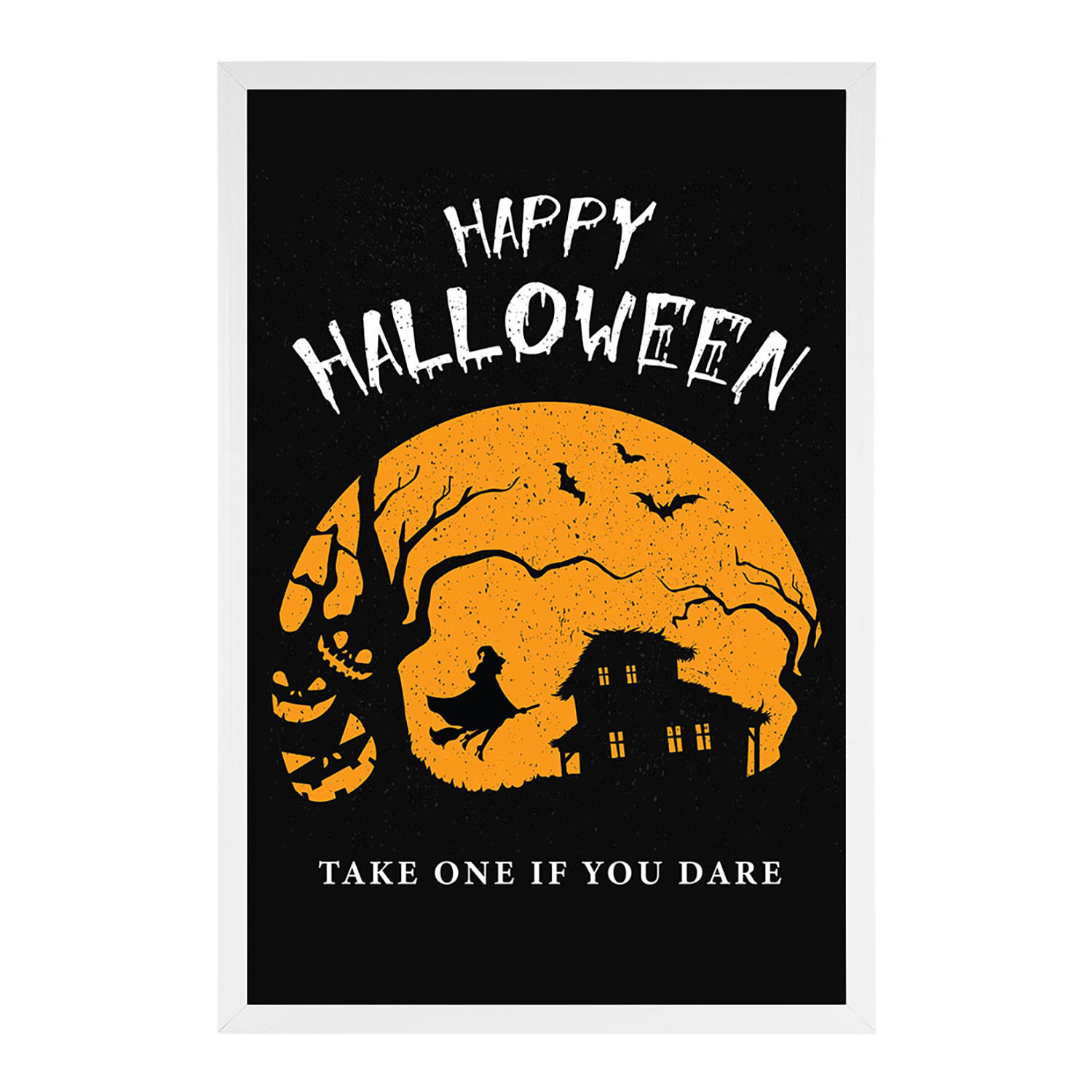 The Holiday Aisle® Happy Halloween Candy Sign Please Take One Sign ...