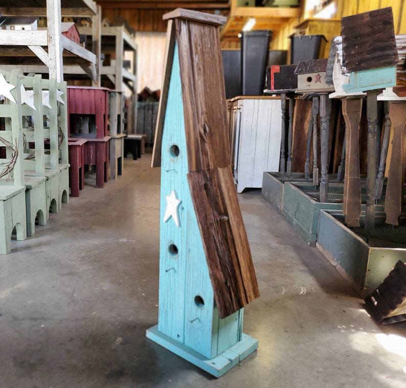 George Oliver Rustic Extra Large Lean-To-Condo Birdhouse – Unique ...