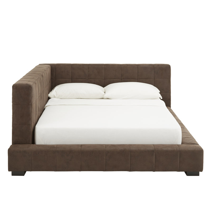 Steelside™ Beckham Upholstered Low Profile Platform Bed & Reviews | Wayfair