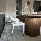 Everly Quinn Destiny Velvet Bench & Reviews | Wayfair