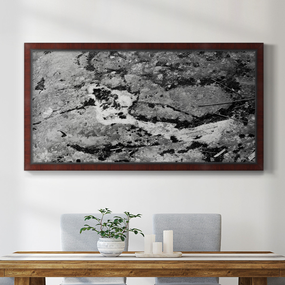 17 Stories Found Textures XIV Premium Framed Canvas- Ready To Hang ...