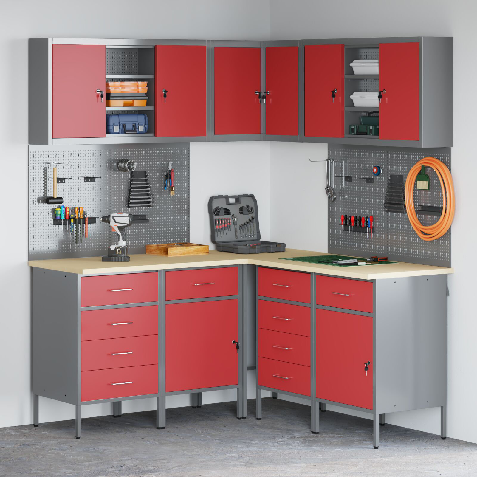 Williston Forge Industrial Work Cabinet | Wayfair.co.uk