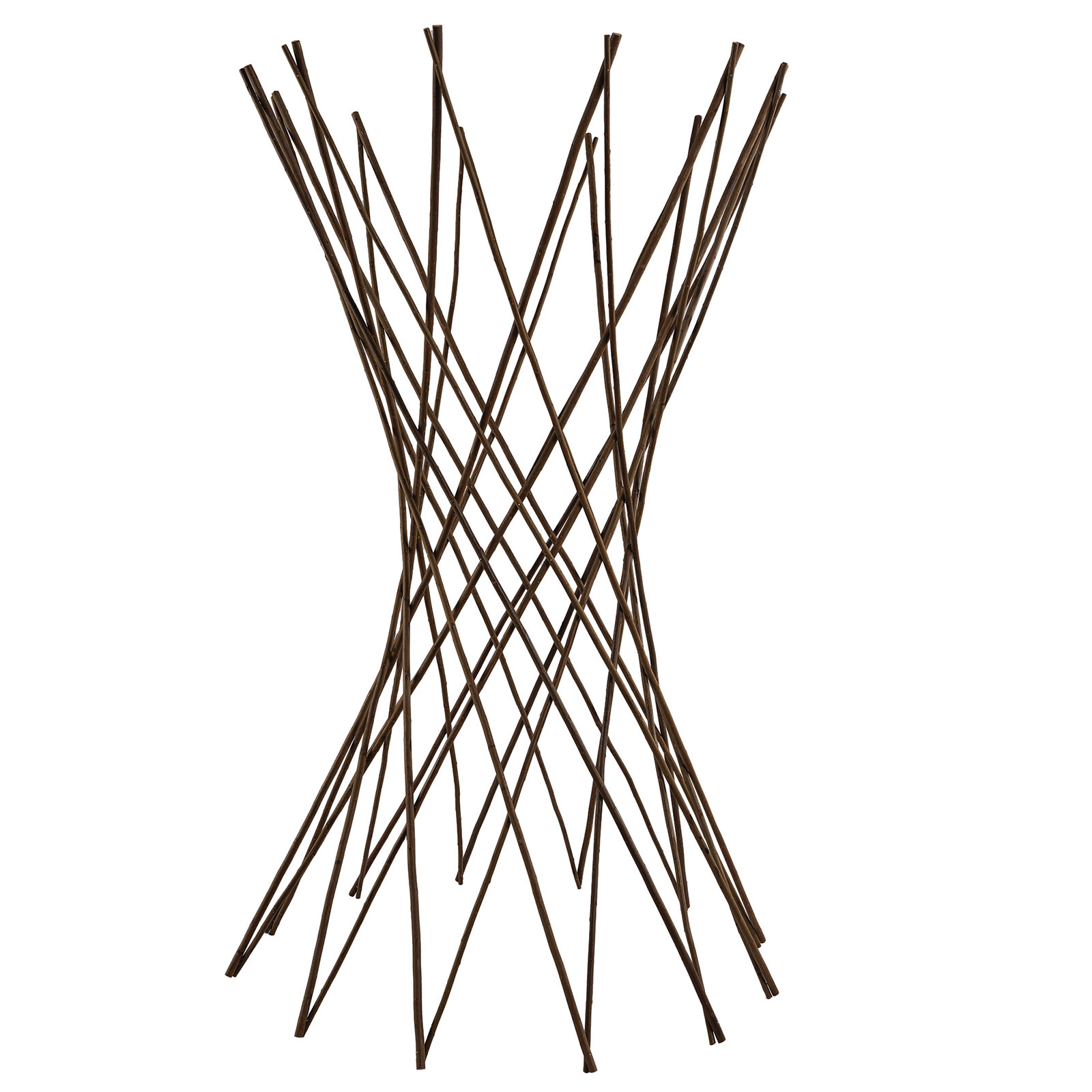 bamboogro 48'' Height 13'' Width Expandable Wood Expanding Trellis ...