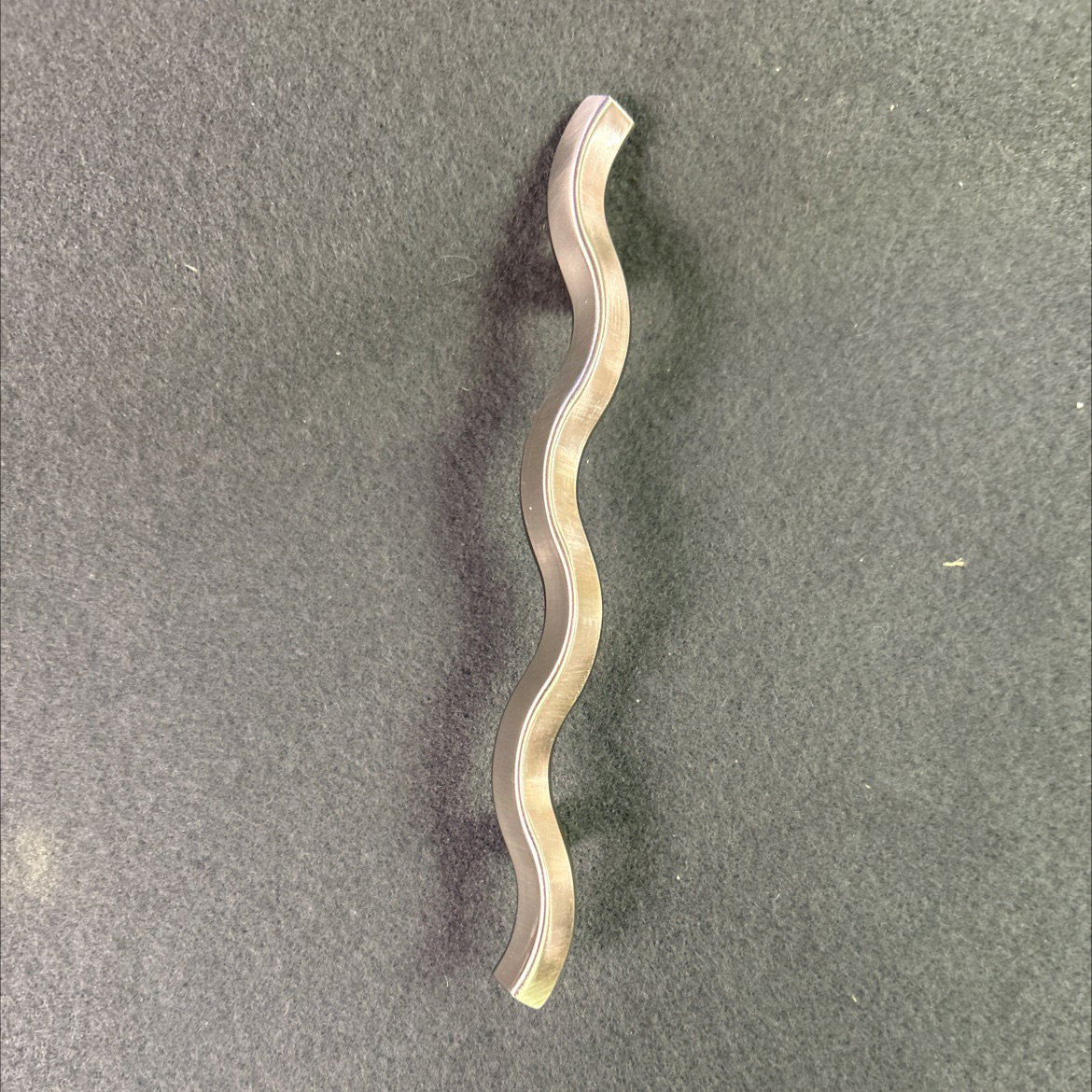 D. Lawless Hardware (5 Pack) 3-3/4 inch Wavy Pull Satin Nickel | Wayfair