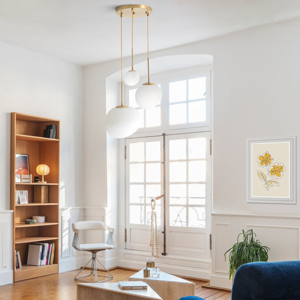 Mercer41 Sabion 3 - Light White Pendant & Reviews | Wayfair