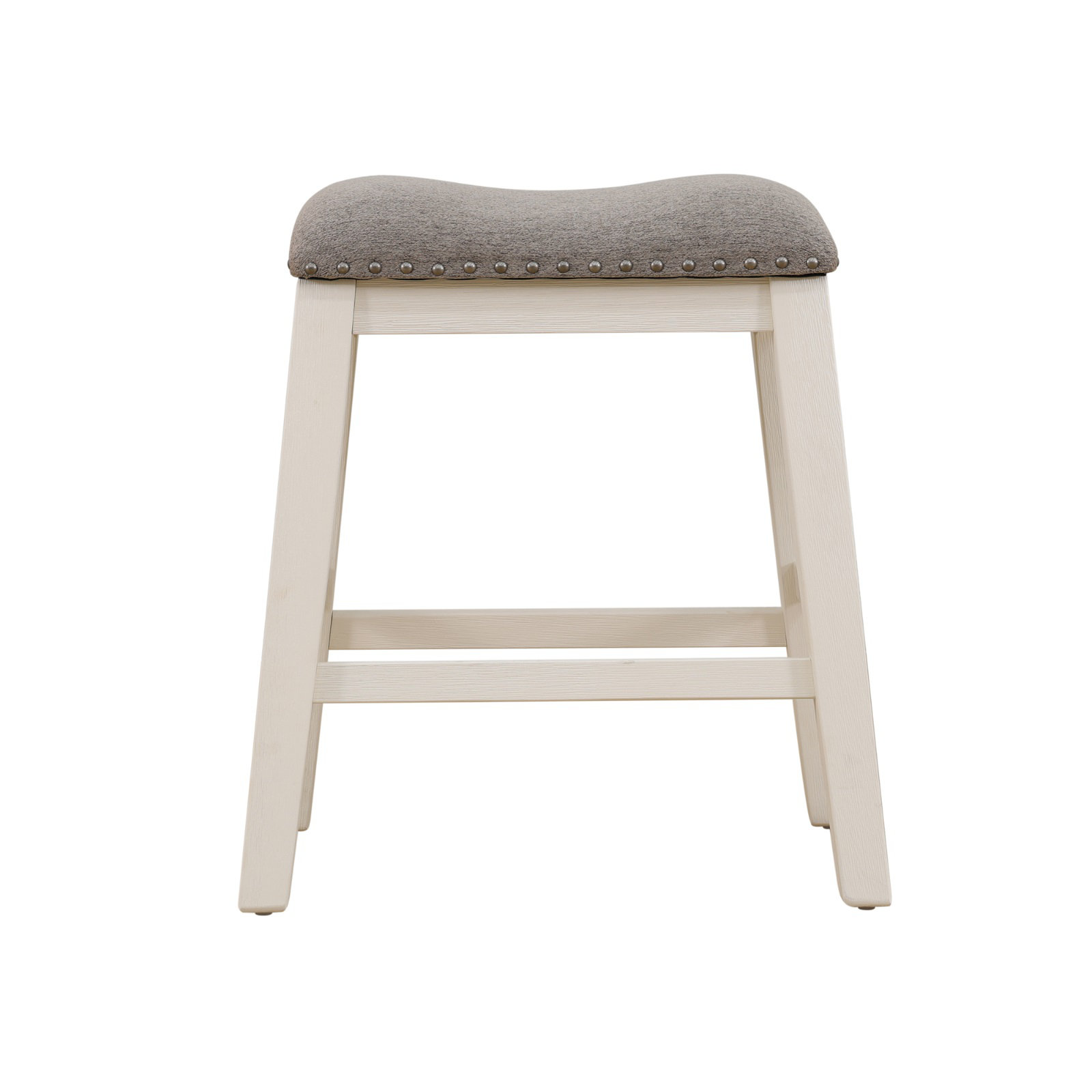 Latitude Run® Kynadie White Oak And Grey Linen Counter & Bar Stool ...