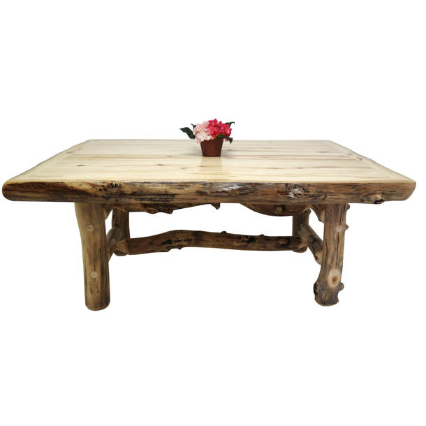 Union Rustic Glass Dining Table & Reviews | Wayfair