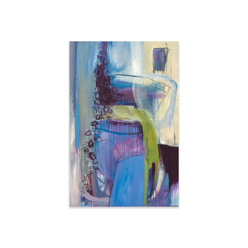 Ivy Bronx Weary Blues by Jane M. Robinson - Unframed Graphic Art | Wayfair