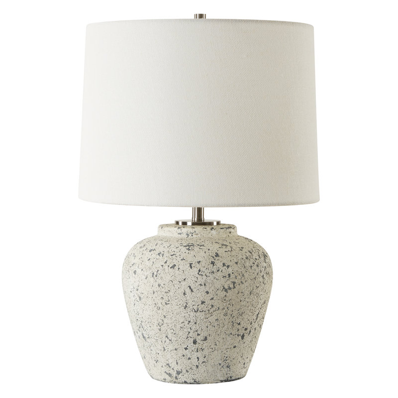 Brayden Studio® Drayah Aged Ivory Table Lamp | Wayfair