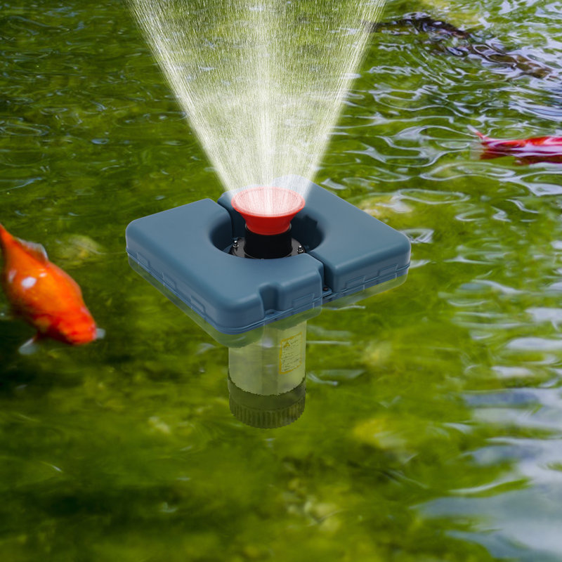 17 Stories Powerfui Floating Pond Fountain Pump | Wayfair