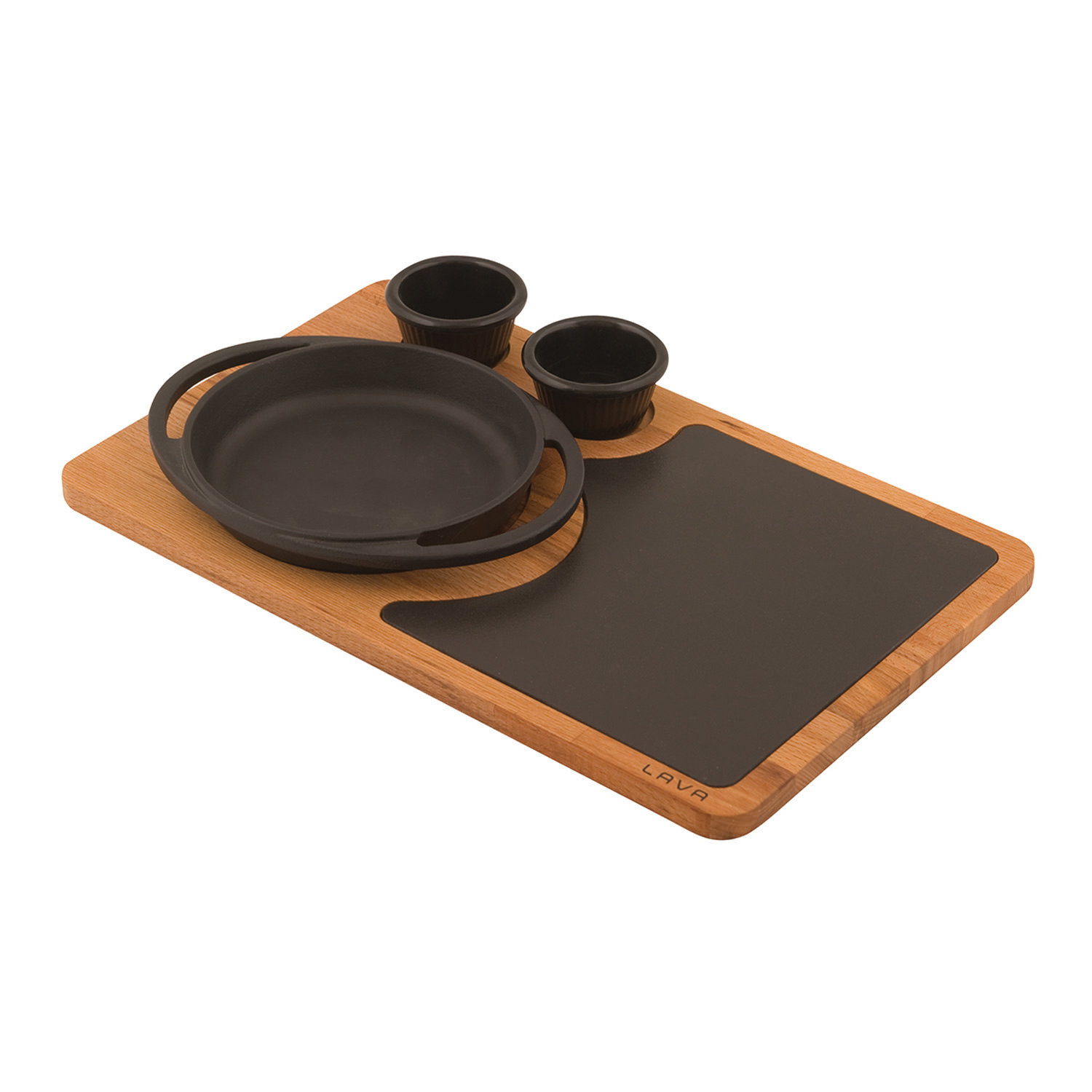 LAVA CAST IRON Lava Enameled Cast Iron Serving Dish 6 inch-Round with ...