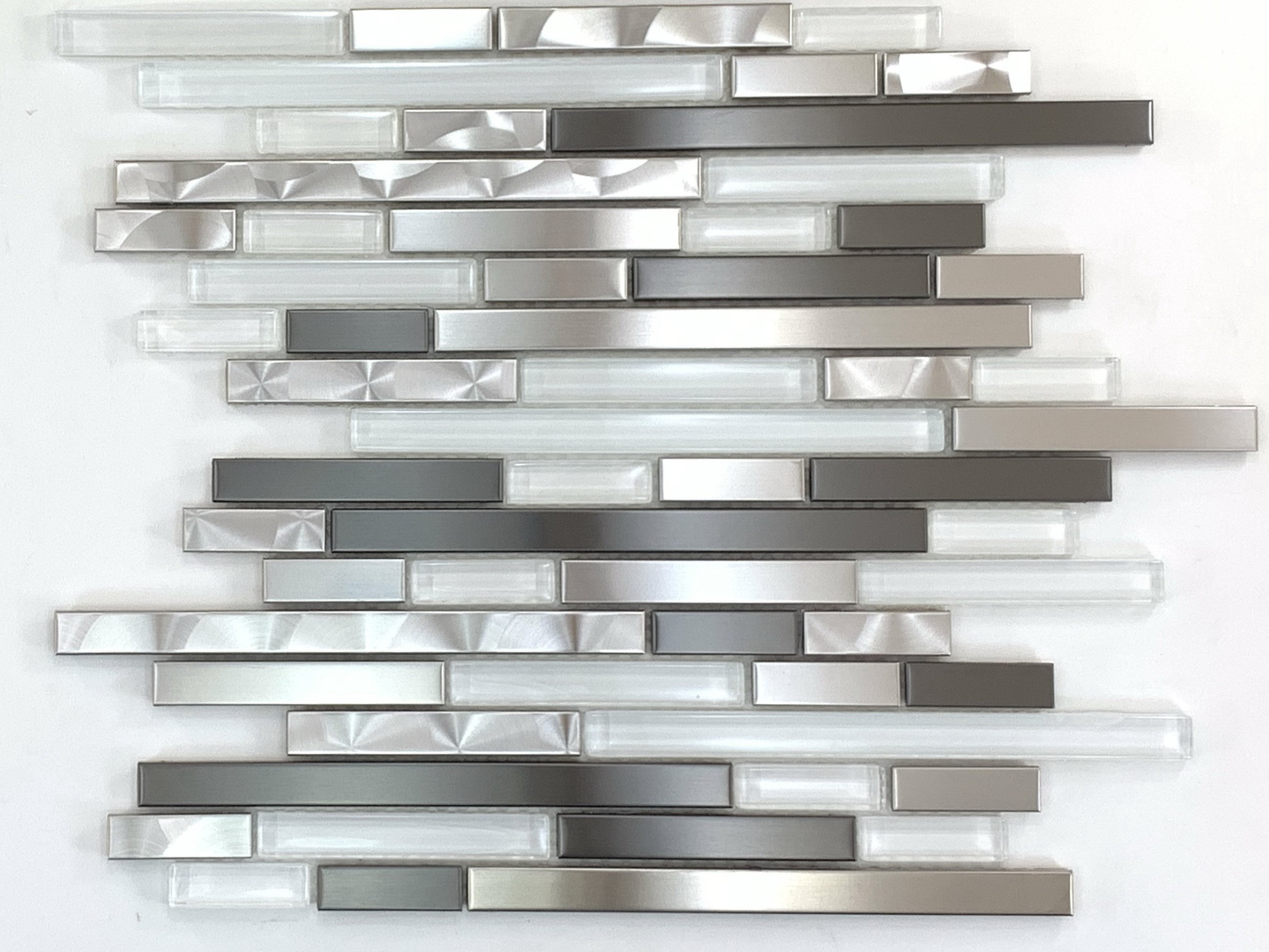 Luxsurface Metal Linear Mosaic Wall & Floor Tile & Reviews | Wayfair