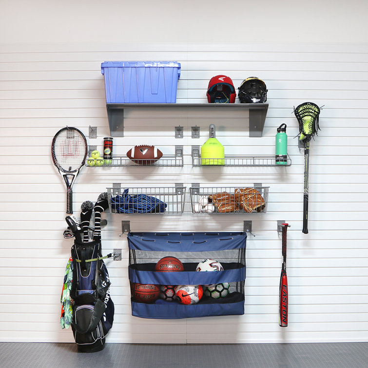 StoreWALL Steel Slatwall Accessory Kit 16 Piece Set | Wayfair