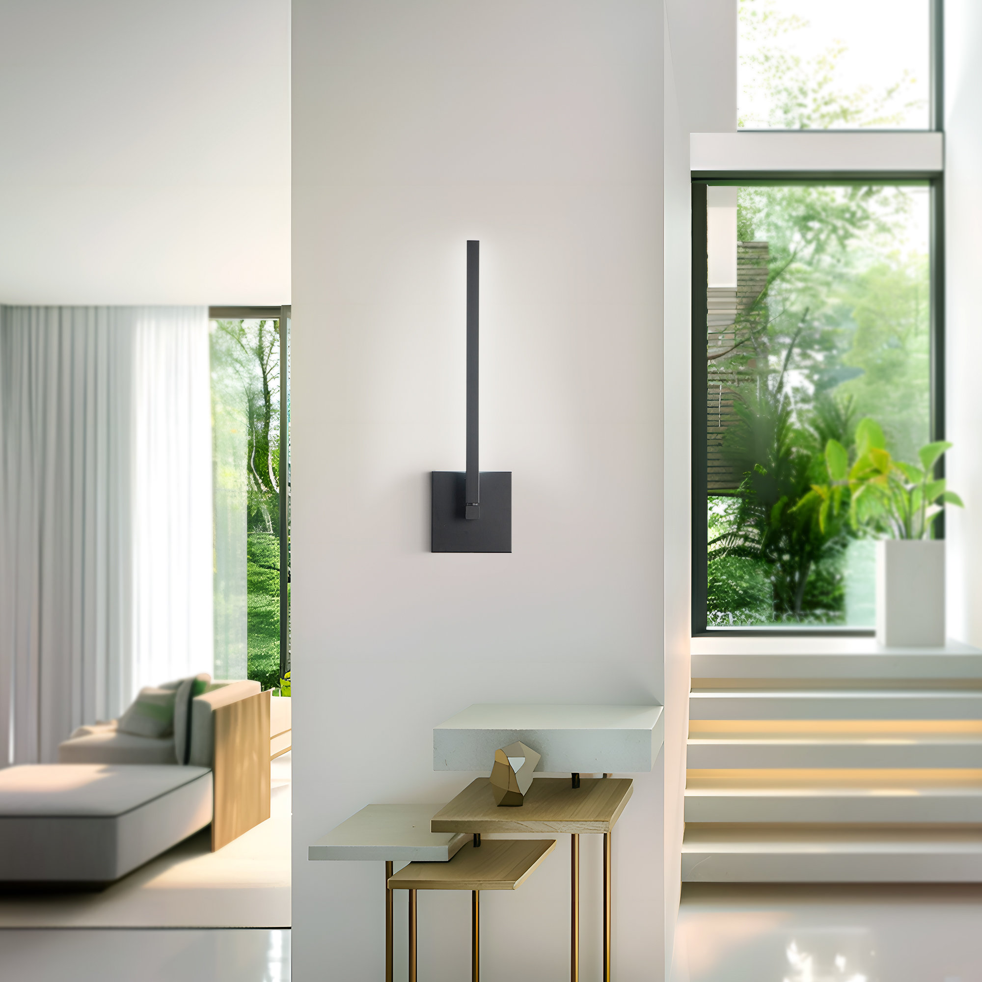 Wrought Studio™ 16.5" LED Dimmable 12W 5000K Wall Sconce | Wayfair