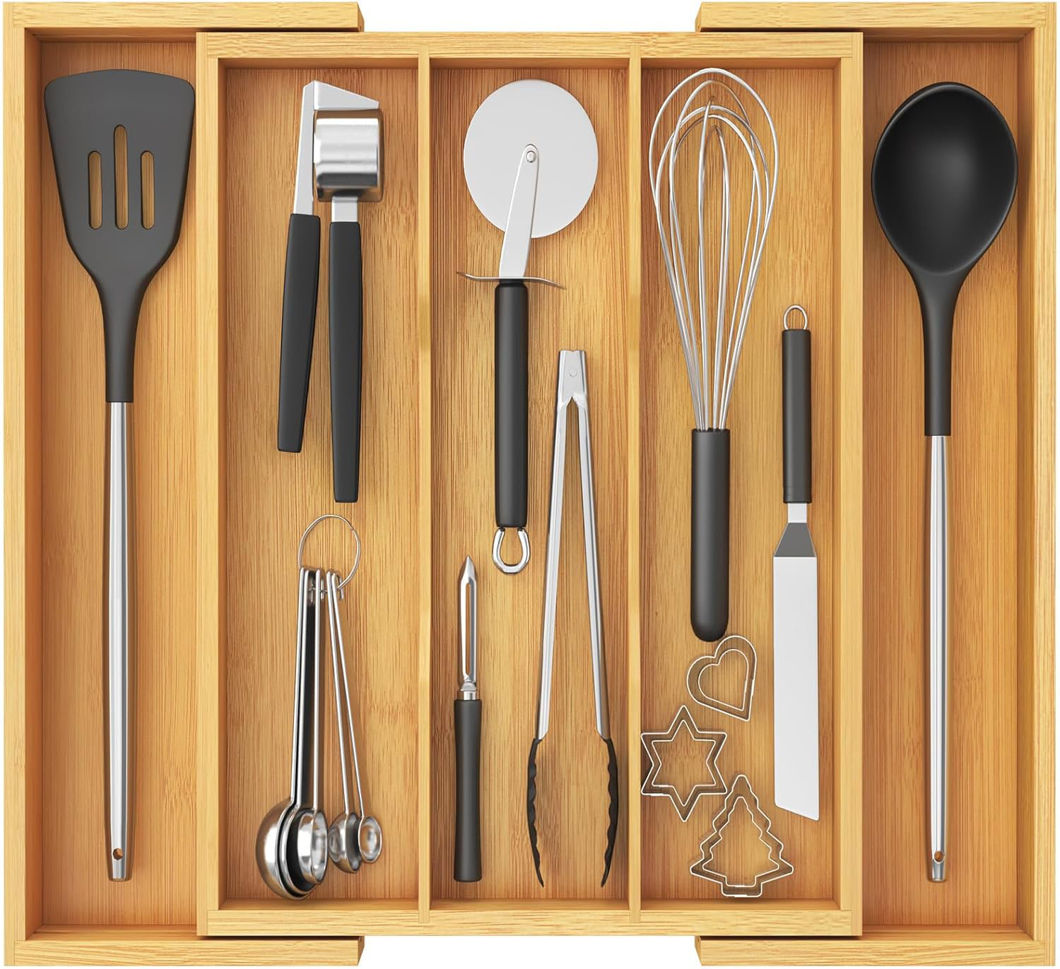 Rebrilliant Large Expandable Adjustable Kitchen Drawer Cutlery ...