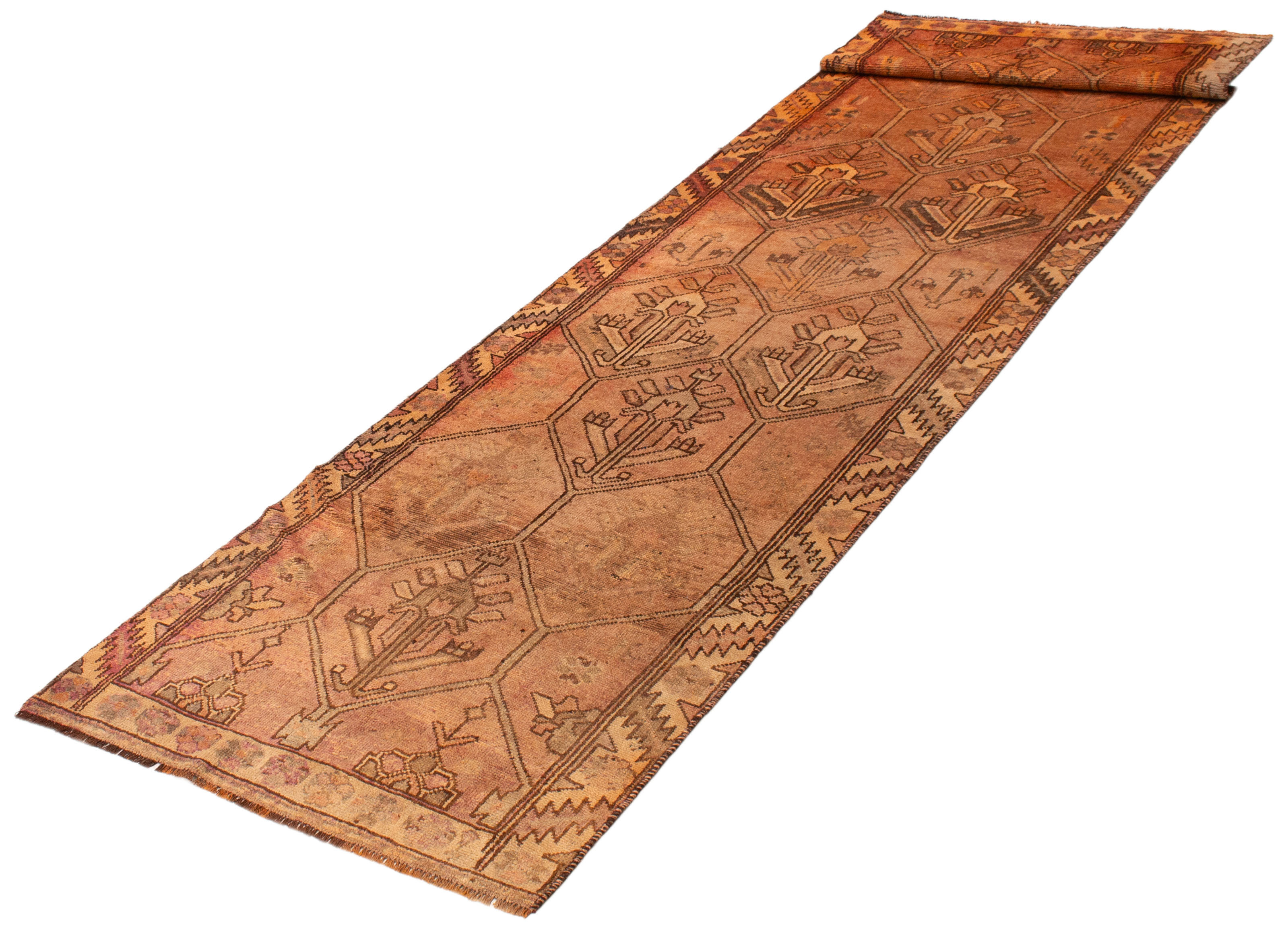 ECARPETGALLERY Melis Vintage Copper Rug 4'0" x 13'6" - Wayfair Canada