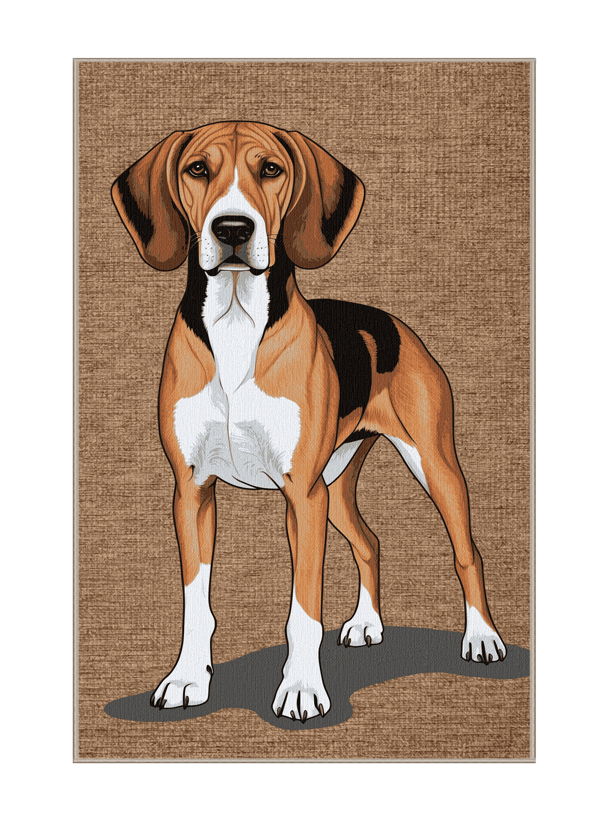 Red Barrel Studio® Washable Plott Hound Dogs Area Rug | Wayfair