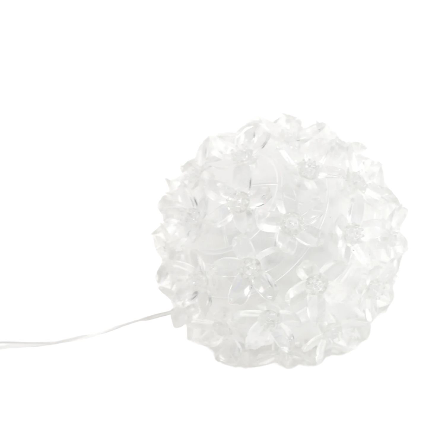 Ebern Designs 50 LED Sphere String Lights – Blue Globe Lights, Indoor ...