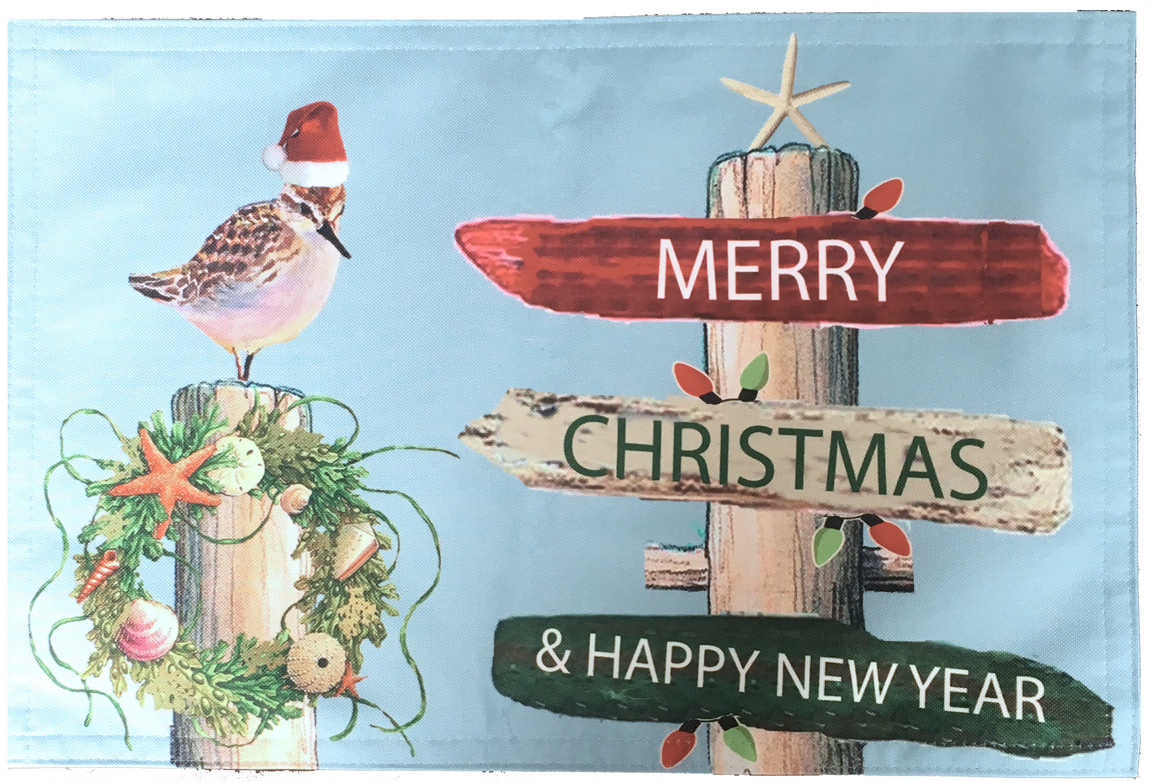 The Holiday Aisle® Royston Christmas Signs 18" Placemat | Wayfair