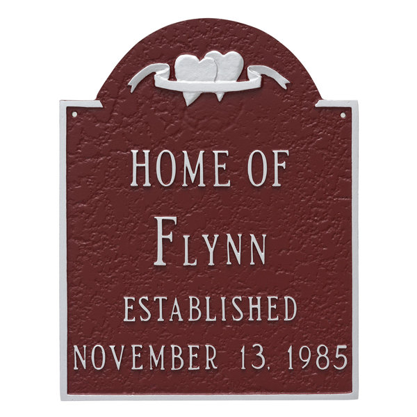 Montague Metal Products Sign Plaque | Wayfair