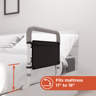 HEALTHCRAFT Assista-Rail, Fixed Bed Rail For Seniors Featuring Anti ...