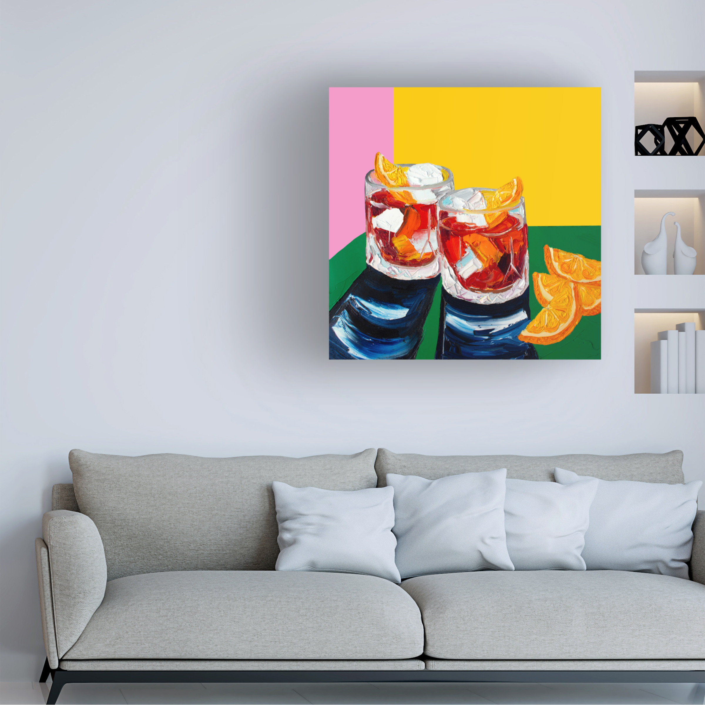 Trademark Fine Art Modern & Contemporary Negronis No1 On Canvas by ...