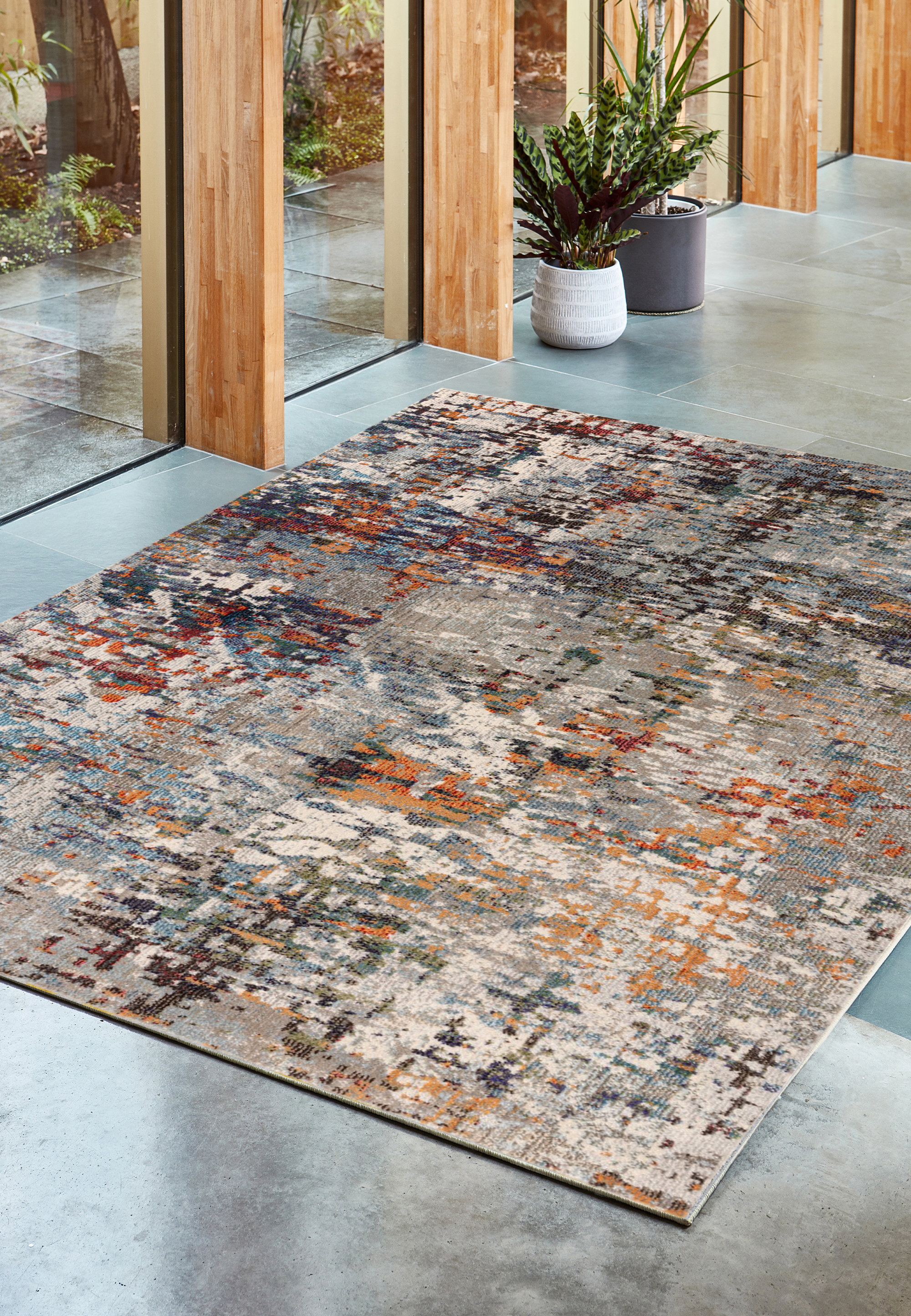 Borough Wharf Antebi Abstract Area Rug | Wayfair.ie