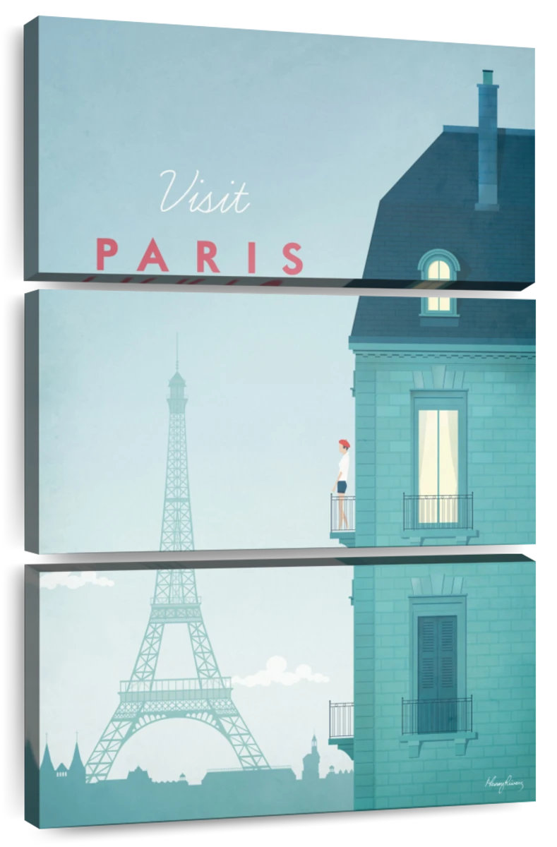Ebern Designs Nicci Paris Vintage Travel Poster - Wayfair Canada