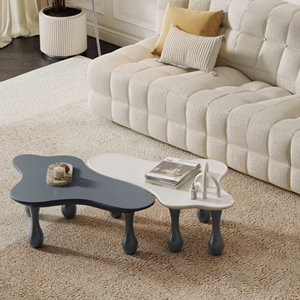 jessica Modern Simple Irregular Shaped Coffee Table Coffee Table | Wayfair