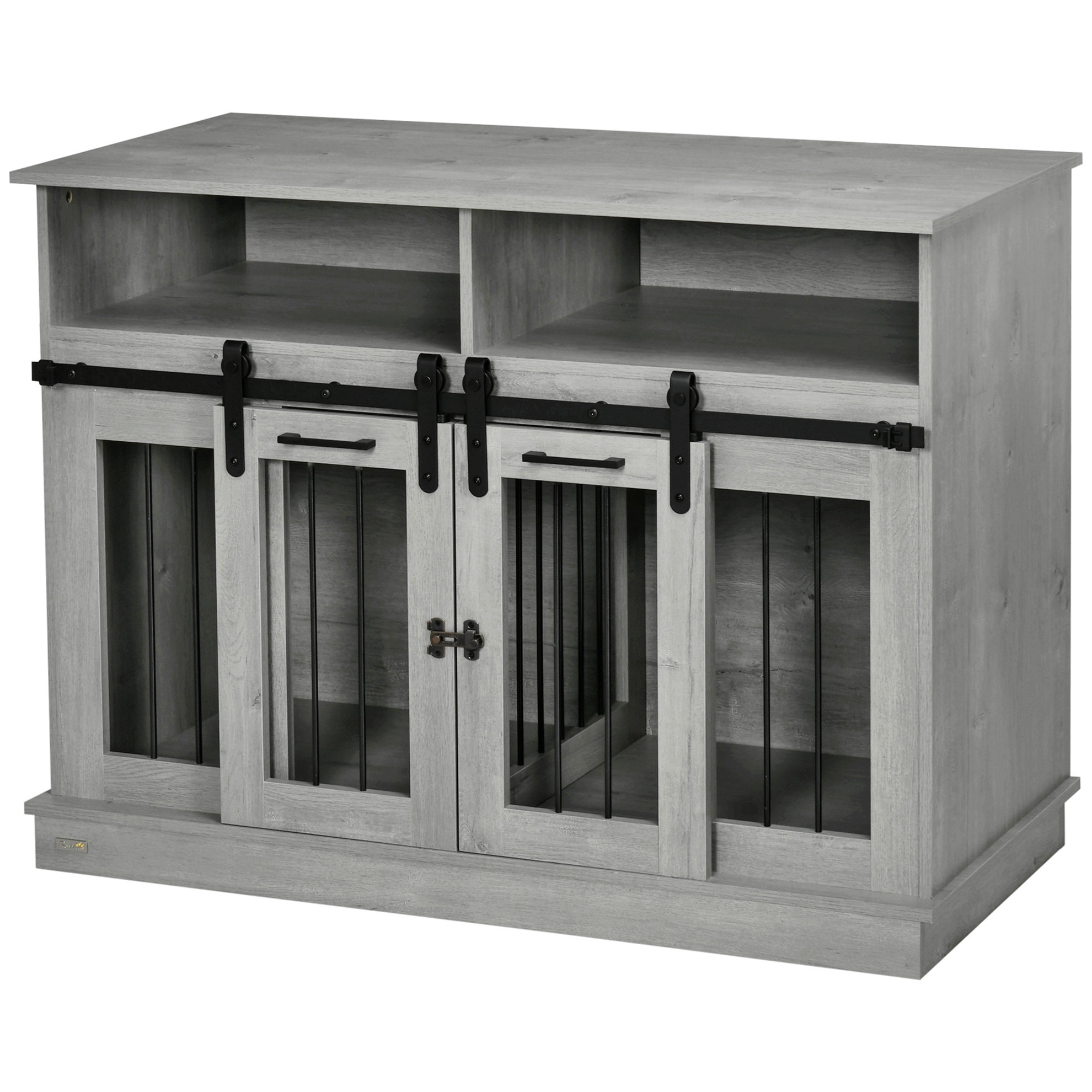 Tucker Murphy Pet™ 47" Dual-Purpose Dog Crate Furniture - Adjustable ...