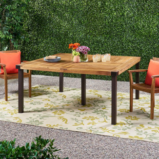 Eight Person Square Patio Tables You'll Love | Wayfair