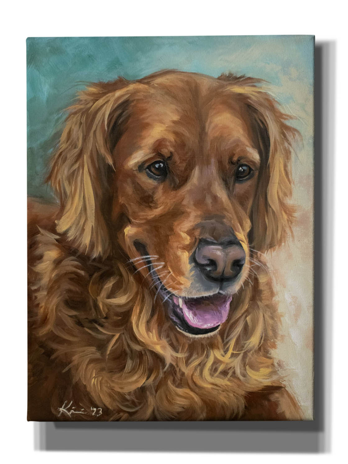 Winston Porter 'Dogs Golden Retriever' by Lindsay Kivi Canvas Wall Art ...