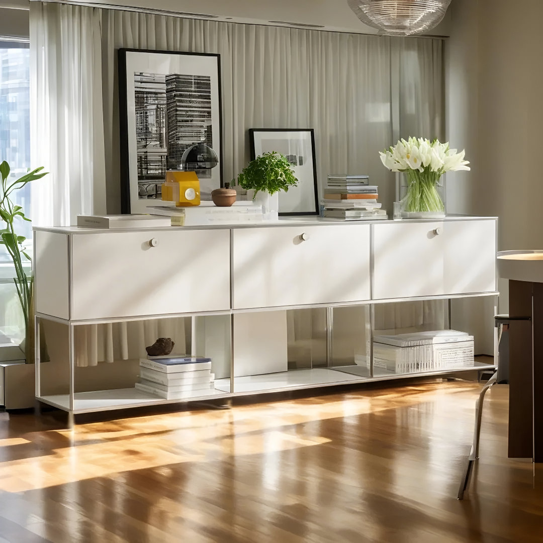 Hokku Designs Modern Storage Cabinet, Free-standing Storge Organizer ...