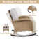Winston Porter Aluel 2 - Person Rocking Chairs and Side Table Seating ...