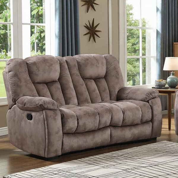 Latitude Run® Quiteris 63.8"W Oversized Modern Manual Microfiber 2 ...