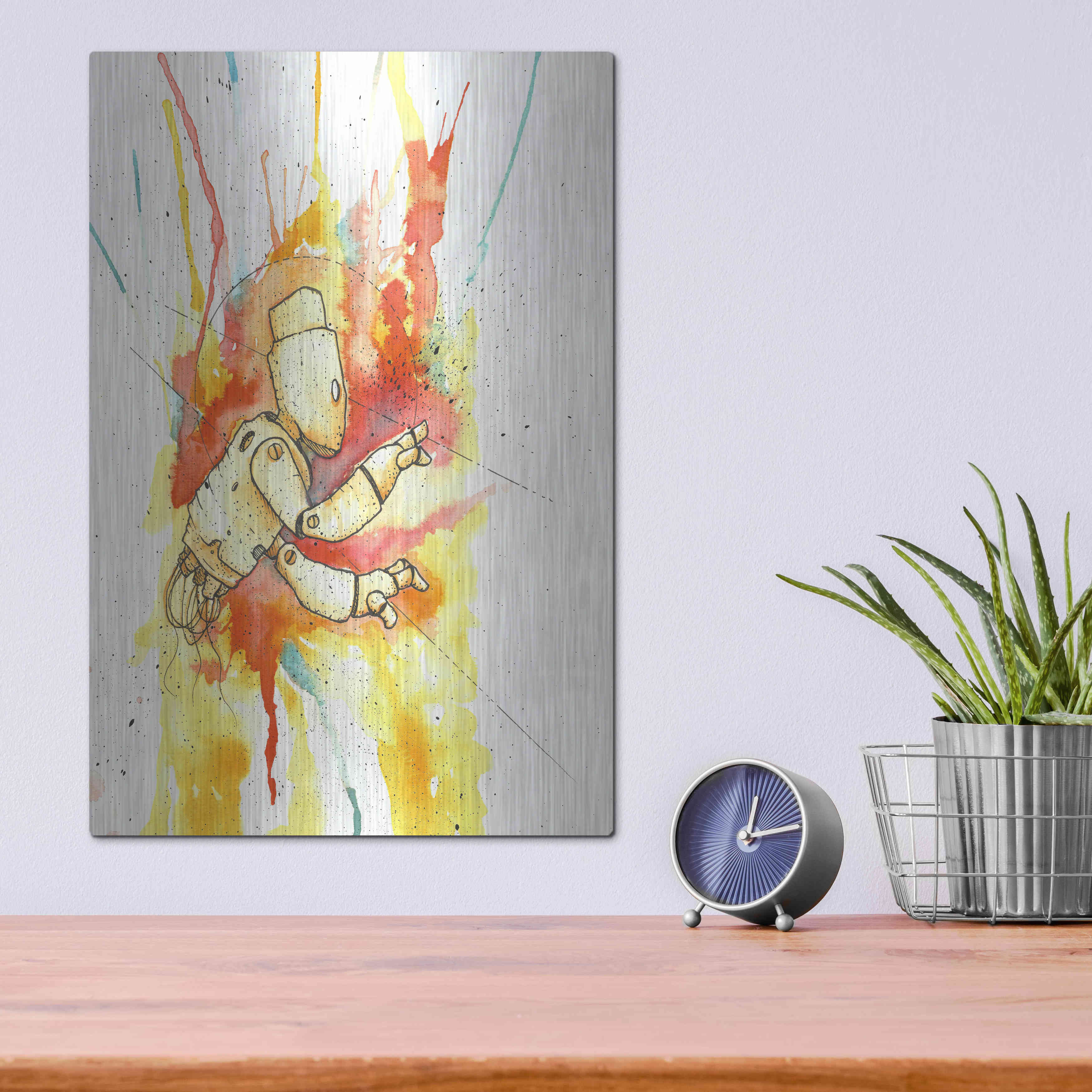 Trinx Nimbus Bot' by Craig Snodgrass, Metal Wall Art | Wayfair